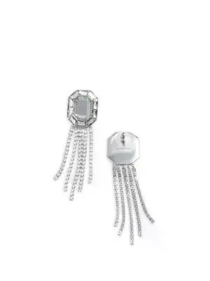 SELF-PORTRAIT Crystal Droplet Earrings