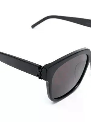 Saint Laurent Square Frame Sunglasses - Black
