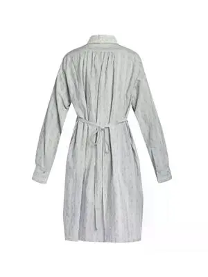 Erdem Striped Collared Dress