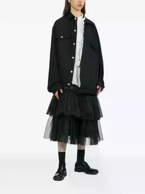 Comme Des Garçons Tiered Midi Skirt