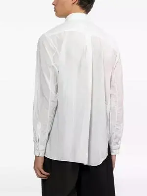 Comme Des Garçons Ruffled Long Sleeve Blouse