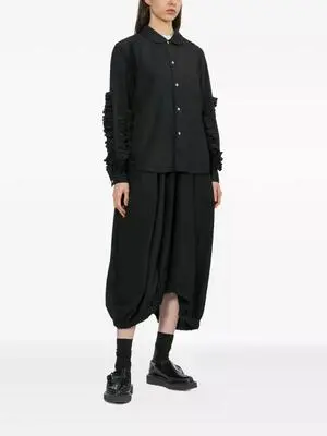 Comme Des Garçons Asymmetric-hem Midi Skirt