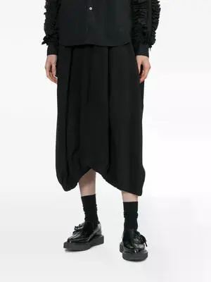 Comme Des Garçons Asymmetric-hem Midi Skirt