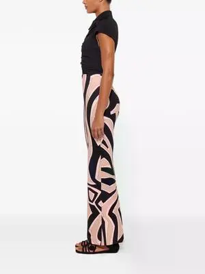 Emilio Pucci Labirinto Print Fitted Long Skirt