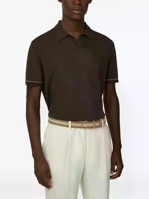 Boggi Milano Open-collar Polo Shirt