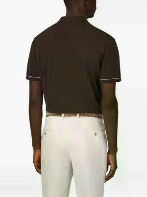 Boggi Milano Open-collar Polo Shirt