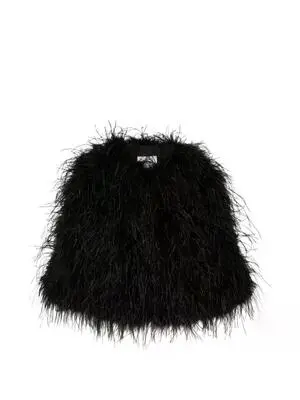 YVES SALOMON Hook-and-eye-fastening Jacket - Black