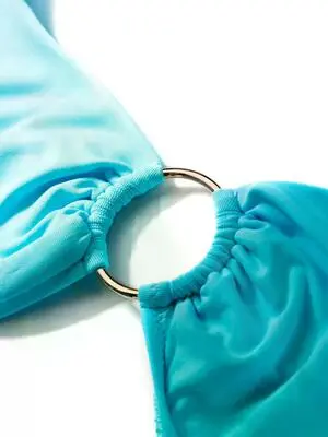 Melissa Odabash Brussels Ring-detailed Bikini Top - Blue