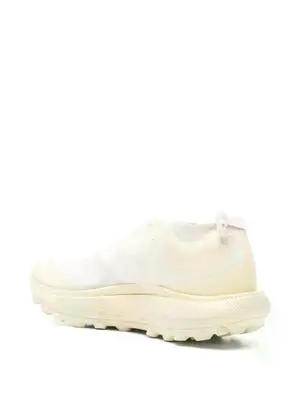 Satisfy The Rocker Laced Panelled Sneakers - White