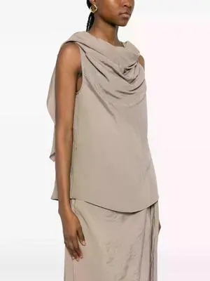 Sú Cowl-neck Blouse