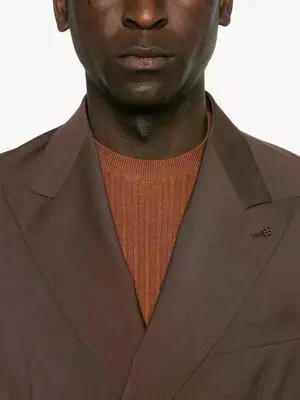 Tagliatore Double-breasted Blazer - Brown