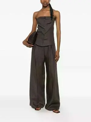 Sú Pleated Wide Leg Trousers