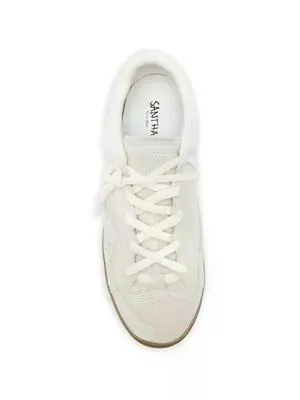 SANTHA Love Cut Paneled Sneakers