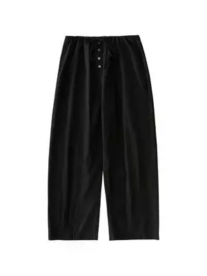 Studio Nicholson Tie-waist Trousers - Black