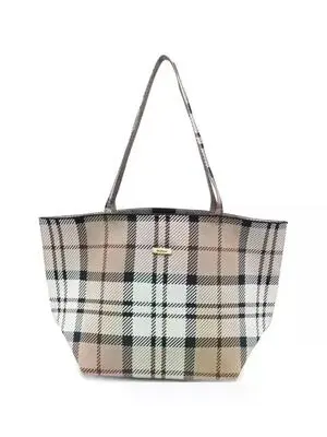 Barbour Plaid Tote Bag