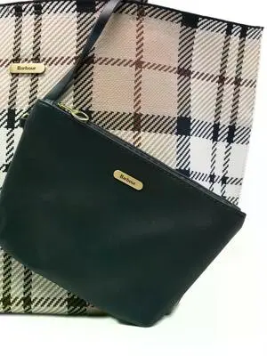 Barbour Plaid Tote Bag