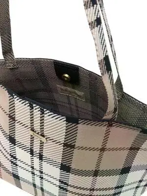Barbour Plaid Tote Bag