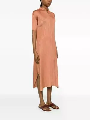Issey Miyake March Pleated Midi Dress