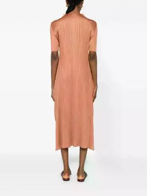 Issey Miyake March Pleated Midi Dress