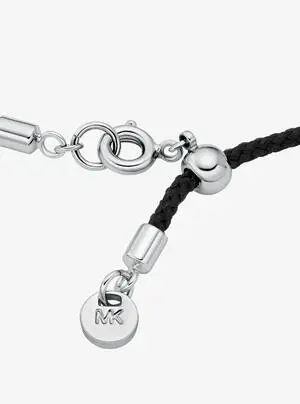 Michael Kors Pavé Logo Corded Bracelet