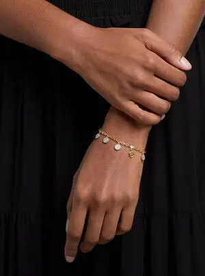 Michael Kors Pavé Disk Charm Bracelet