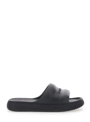 Moncler Altive Pool Slides - Black