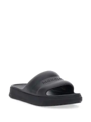 Moncler Altive Pool Slides - Black
