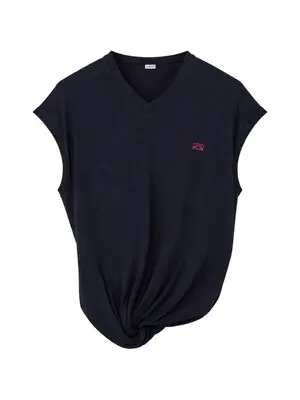 Loewe Wool V-neck Sweater - Blue