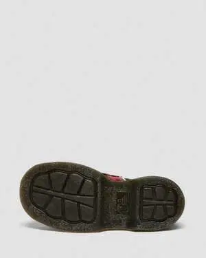 Dr. Martens Buzz Strap Mixed Material Shoes - Black