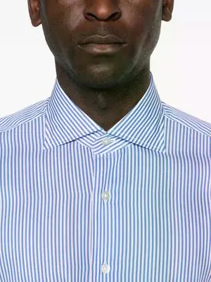 BORRIELLO NAPOLI Stripe Shirt - Blue