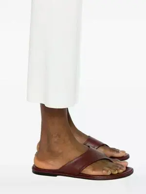 NEERA Cropped Elasticated Trousers - White
