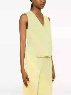 NEERA Sleeveless V-neck Top
