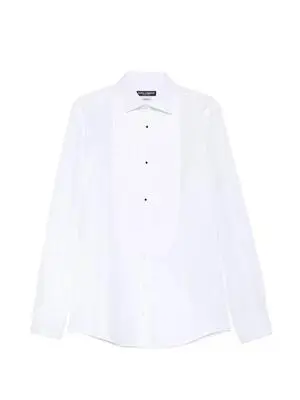 Dolce & Gabbana Button Bib Shirt
