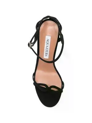 AQUAZZURA Hula Cutout Sandals - Black