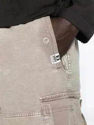 Mihara Yasuhiro Drawstring Cargo Shorts - Neutrals