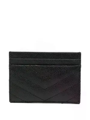Saint Laurent Cassandre Cardholder - Black