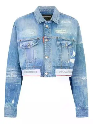 Dsquared2 Light Wash Denim Jacket