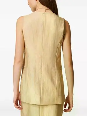 TWINSET V-neck Blazer With Tie Fastening - Neutrals