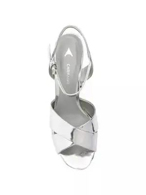 ANDREA CARRANO Platform Crossover Sandals