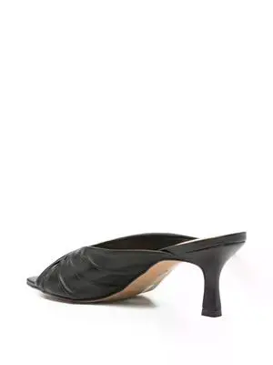 ANDREA CARRANO Twisted-strap Mules