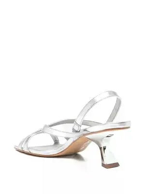 ANDREA CARRANO Strappy Square-toe Sandals
