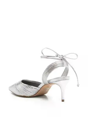 ANDREA CARRANO Pointed-toe Ankle-strap Pumps
