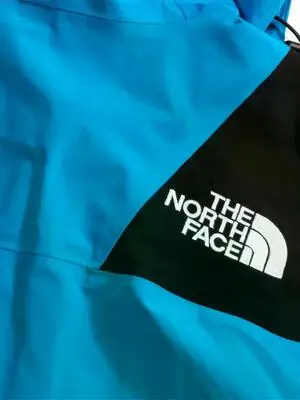 The North Face Logo-embroidered Hooded Coat - Blue