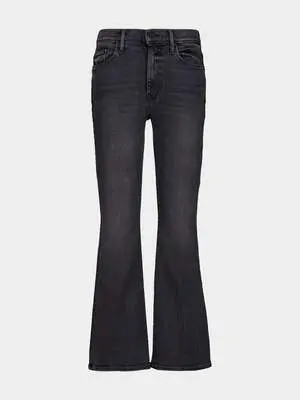 MOTHER Mid-rise Flare Jeans - Black