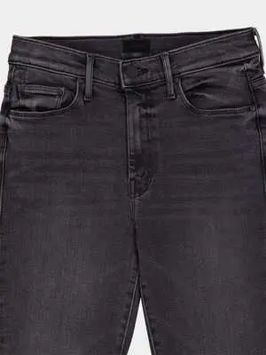 MOTHER Mid-rise Flare Jeans - Black