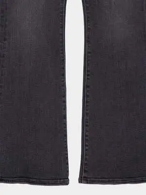 MOTHER Mid-rise Flare Jeans - Black