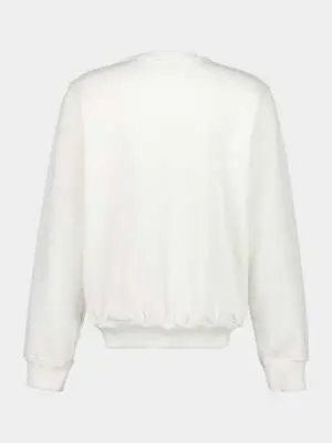 Casablanca Oasis Printed Sweatshirt - White
