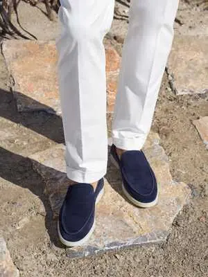 AURELIEN Aurélien Yacht Loafers Blue