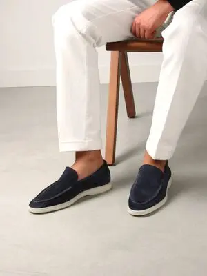 AURELIEN Yacht Loafers - Blue