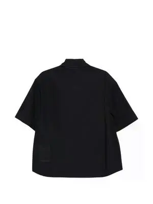 TEN C Button-up Chest-pocket Shirt